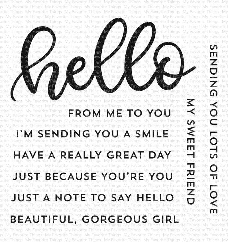 MFT Well, Hello stamp set - Papiria