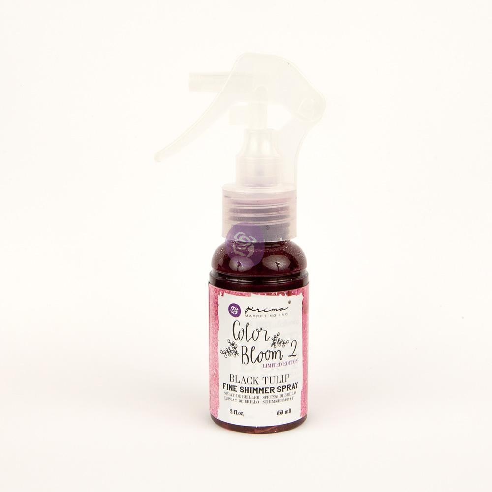 Prima Color Bloom 2 Fine Shimmer Spray - Black Tulip - Papiria